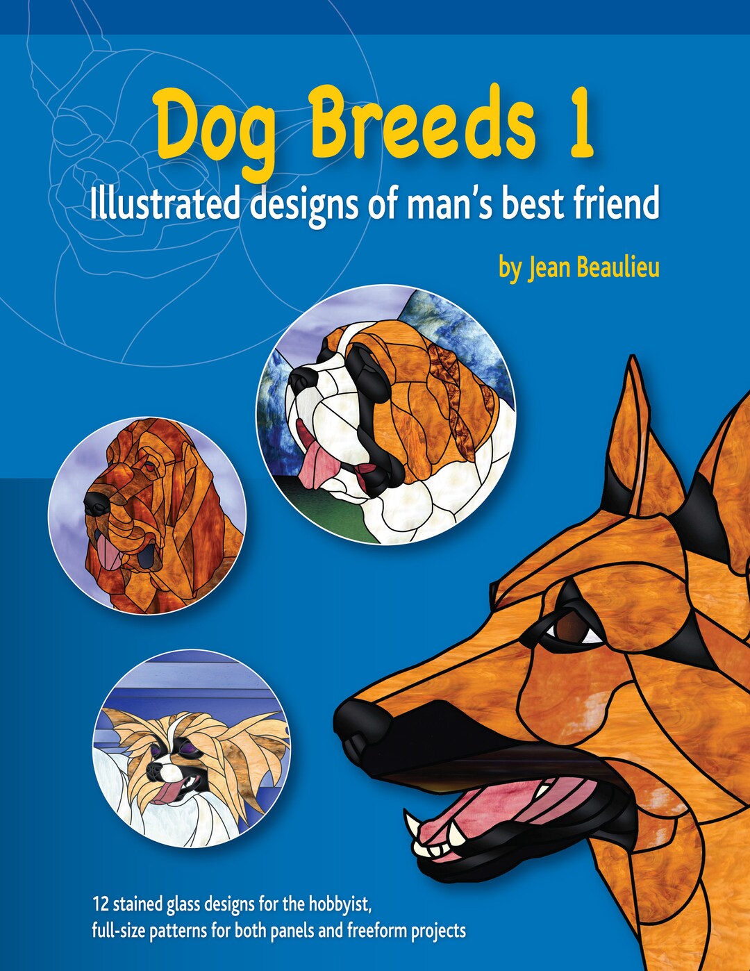 Stained Glass Patterns Book Dog Breeds 1 - Etsy