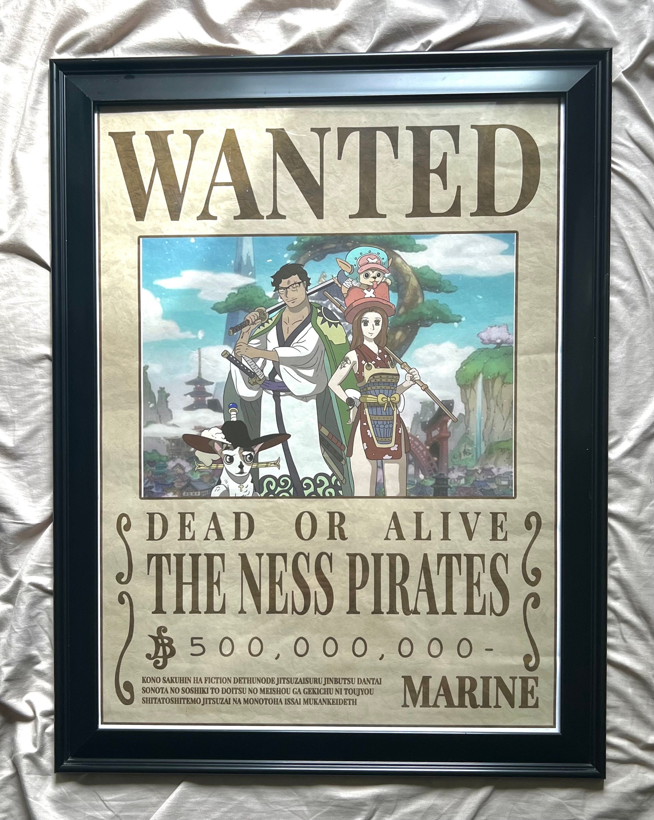 One Piece Custom Wanted Poster - Etsy