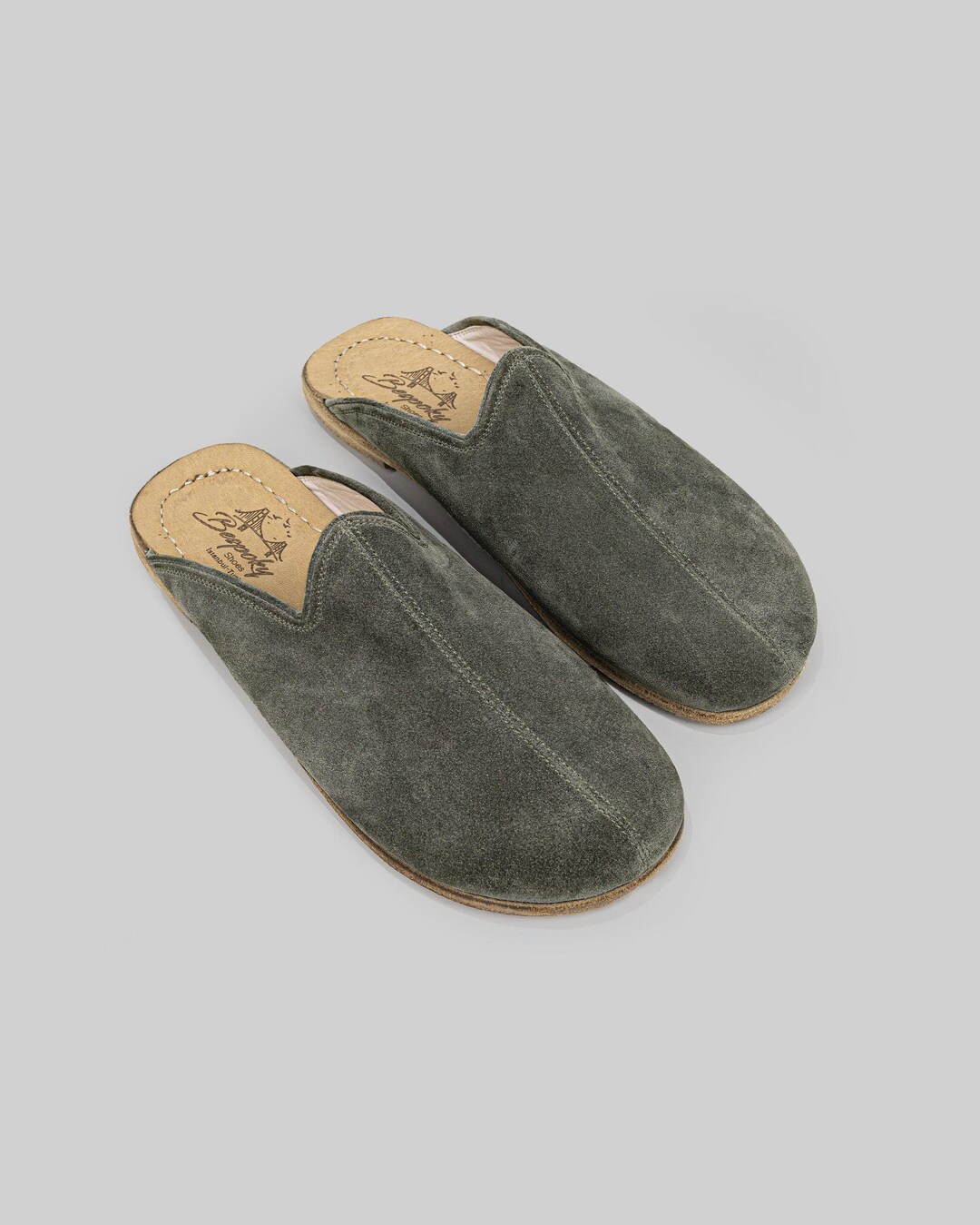 Wide Toe Barefoot Slippers - Handmade Buffalo Leather, Natural Fit - Etsy