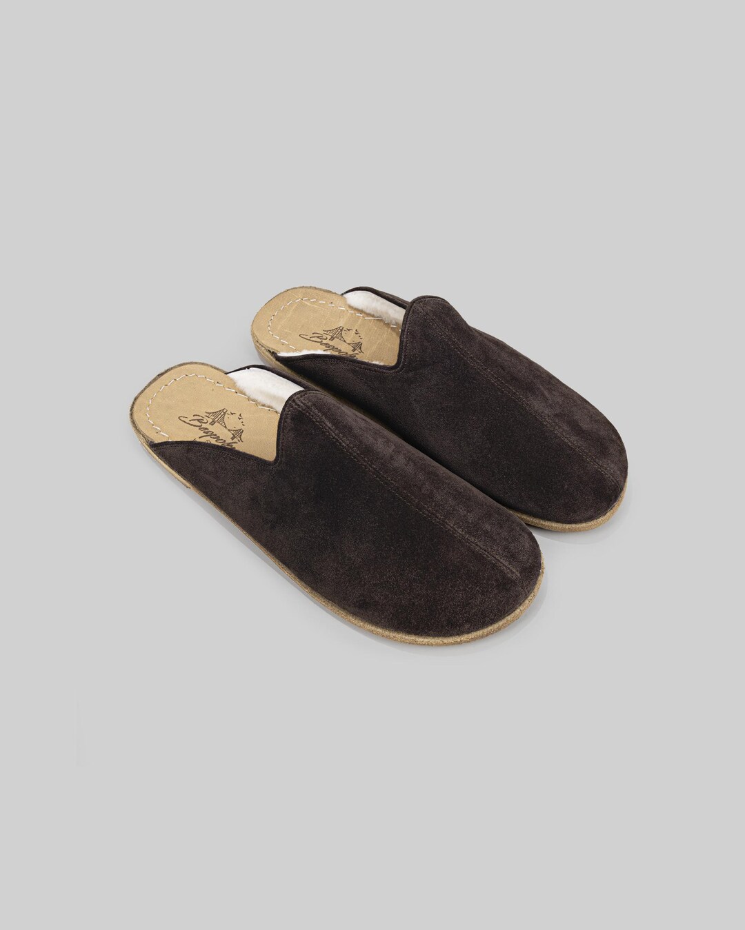 Barefoot Yemeni Slippers, Dark Brown Suede, Wide Fit (handmade Leather ...