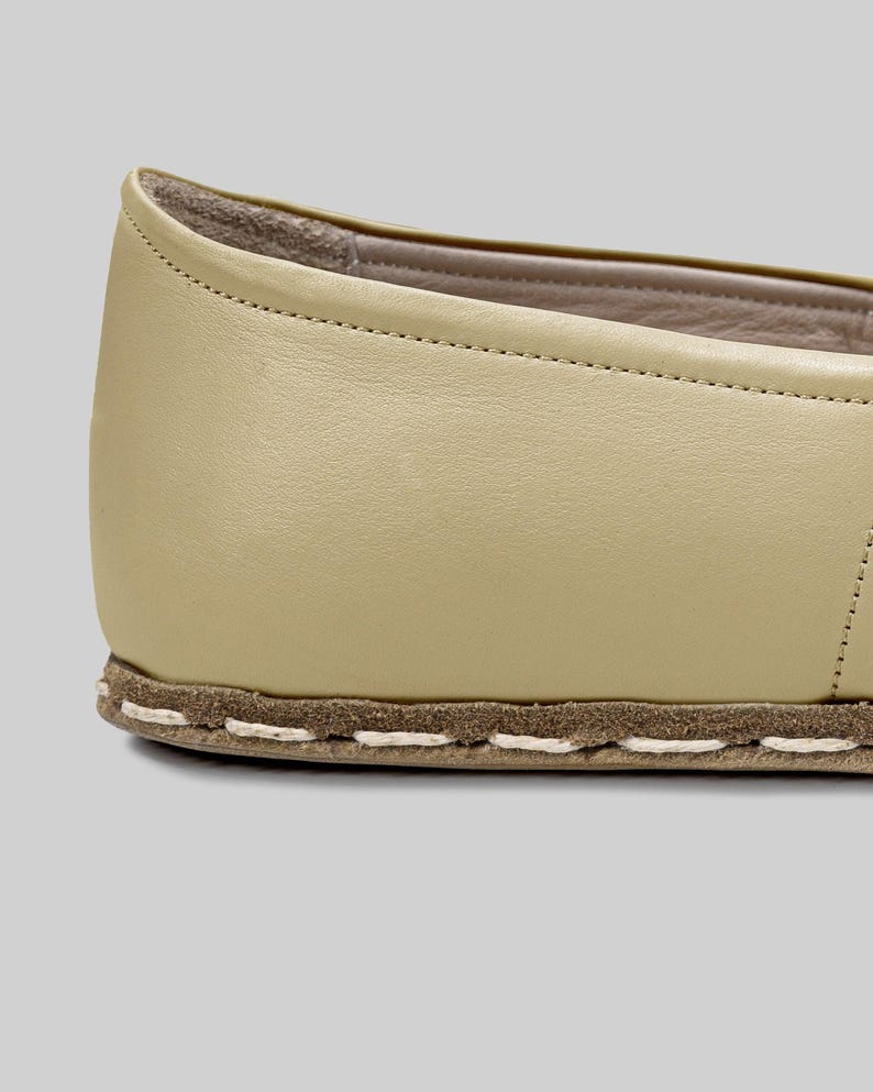 Barefoot Shoes Men, Lemon Yellow Leather Footwear, Zero Drop Design ...