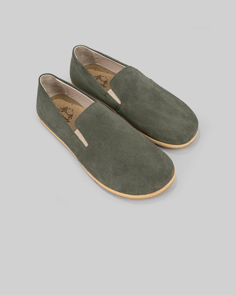 Barefoot Shoes Dark Artisan Wide Toe Box - Buffalo Leather Loafers ...