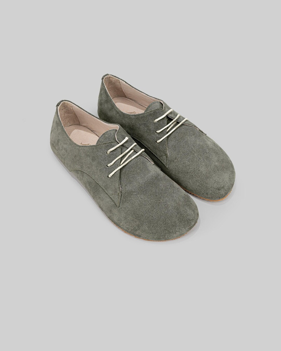 Zero Drop Oxford Shoes: Wide Toe Box, Suede Leather Upper | Flexible ...