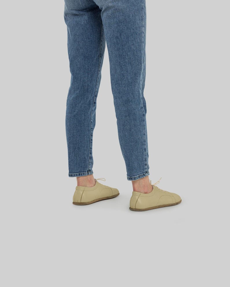 Wide Toe Box Sneakers: Lemon Yellow Artisan Leather, Handmade in Turkey ...