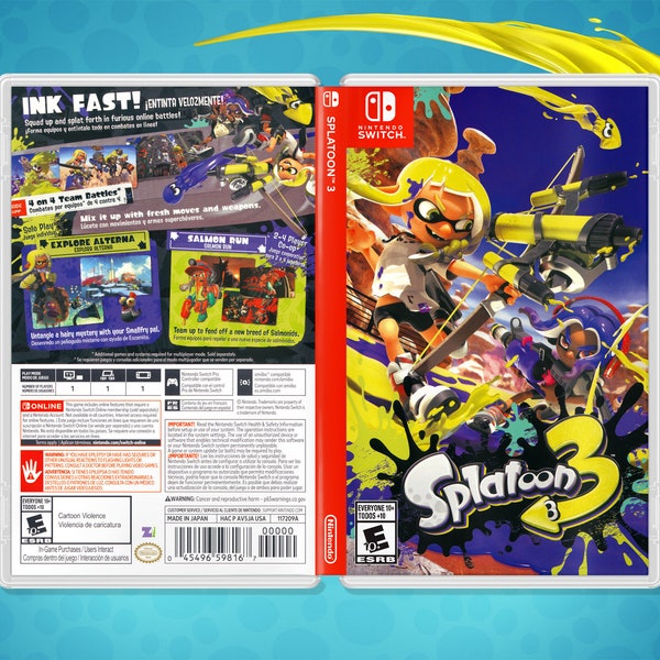 Splatoon - Etsy