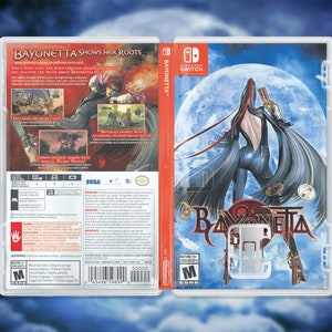 Bayonetta REVERSIBLE Cover Art: Replacement Insert / Case for Nintendo ...