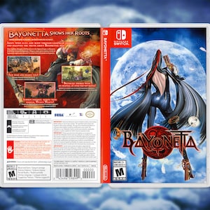 Bayonetta Cover Art: Replacement Insert / Case for Nintendo Switch (US ...