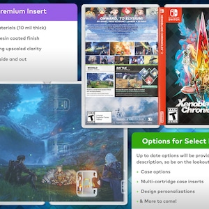 Xenoblade Chronicles 2 Cover Art: "after-dark" Custom Insert & Game ...