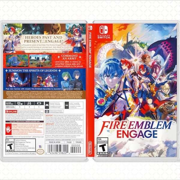Fire Emblem Switch Case - Etsy