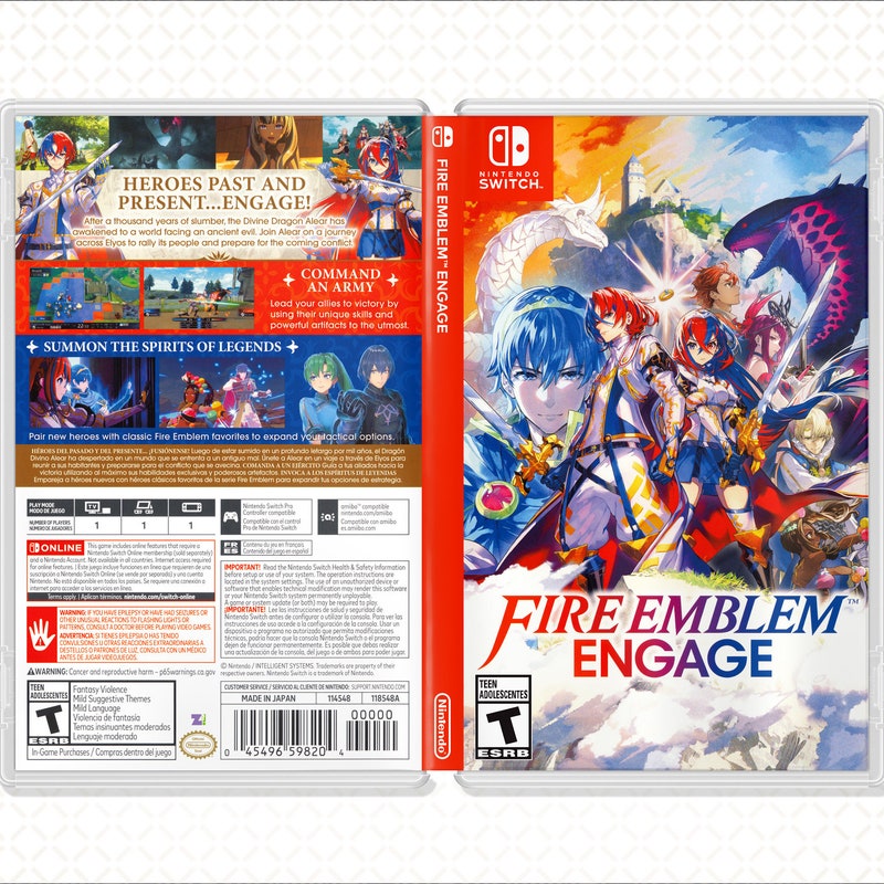 Switch 1 Box Art - Etsy