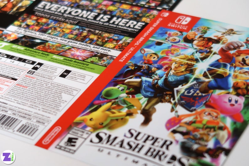Super Smash Bros Ultimate: Replacement Cover Art & Case for | Etsy