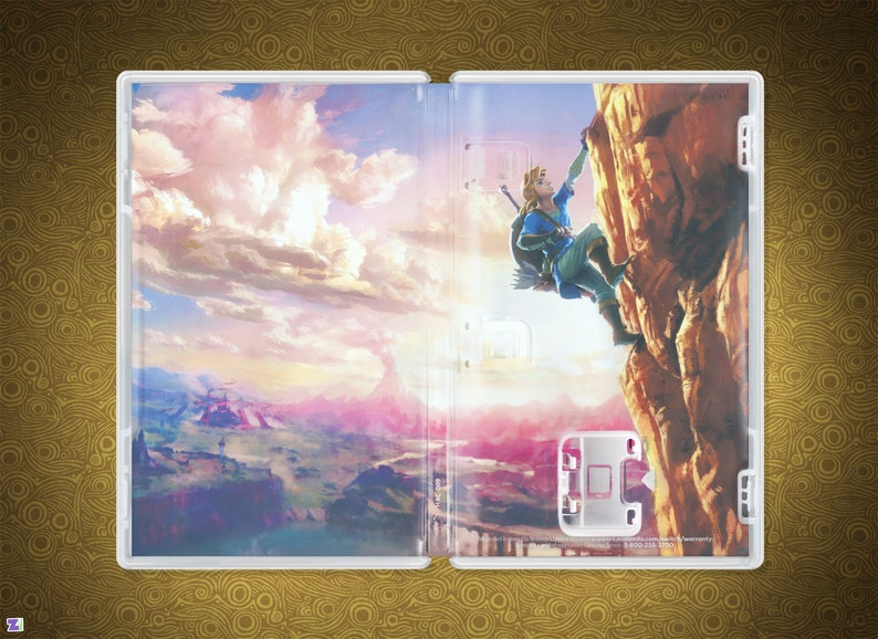 The Legend of Zelda Breath of the Wild Game Case, Quality Replacement ...