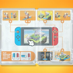 Captain Toad Treasure Tracker Replacement Case: Double-sided Premium ...