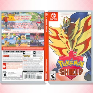 Pokémon Shield Cover Art & Replacement Case for Nintendo Switch - Etsy