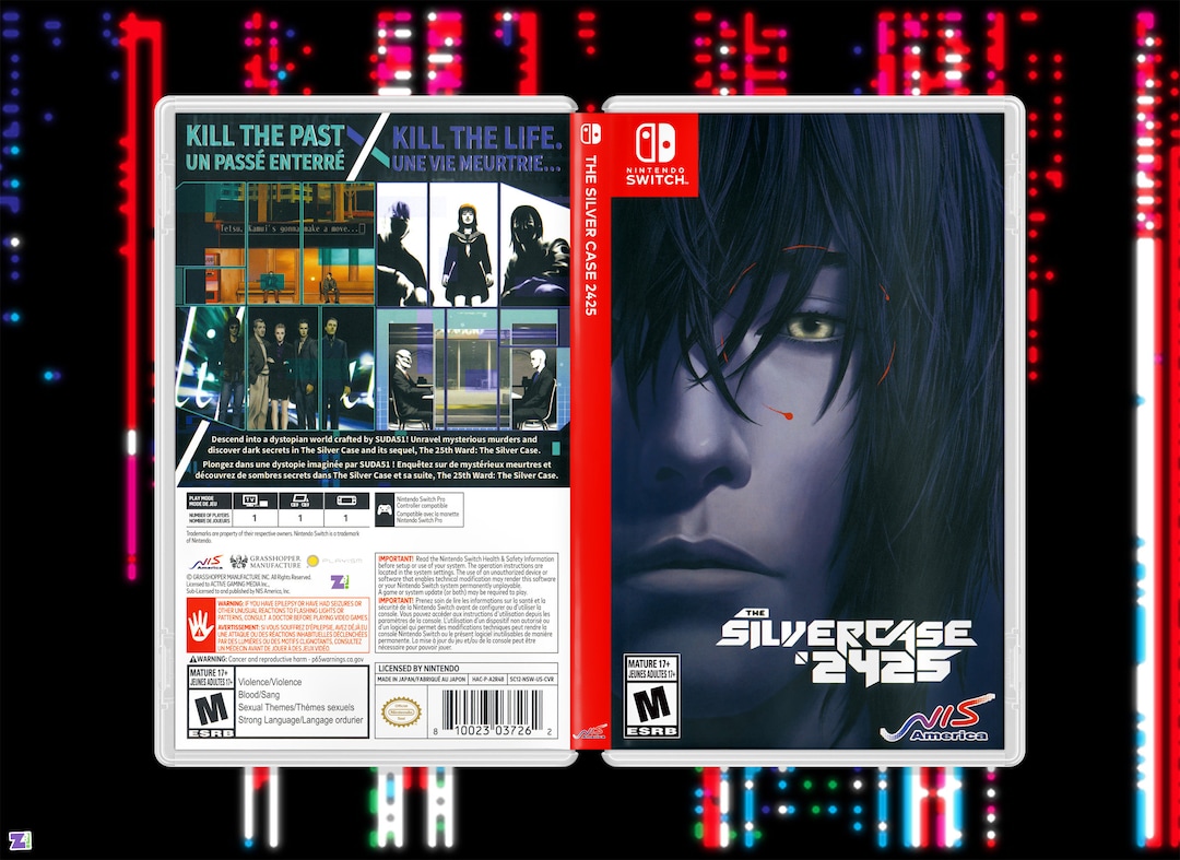 The Silvercase 2425 Cover Art: Replacement Insert / Case for Nintendo ...