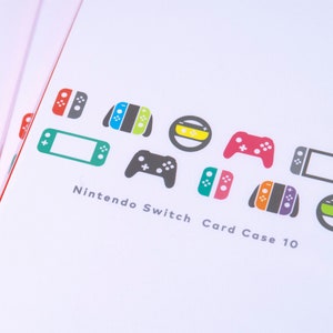 Nintendo Switch Card Case 10: Multi-game Card Holder & Custom Cover Art ...