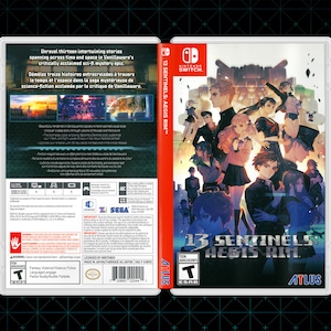 13 Sentinels Aegis Rim Cover Art: Replacement Insert / Case for ...