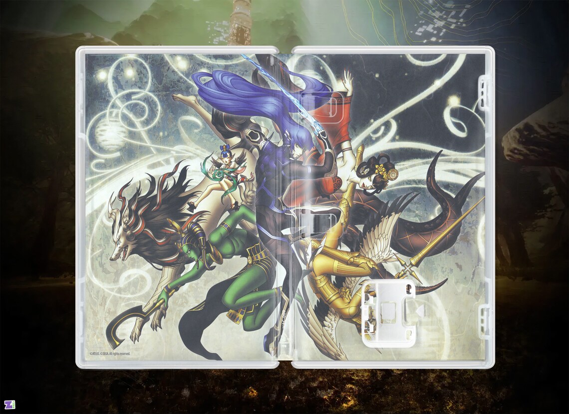 Shin Megami Tensei V Cover Art: Replacement Insert & Case for Nintendo ...