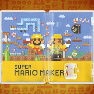 Super Mario Maker 2 Game Case, Quality Replacement Cover Insert for ...