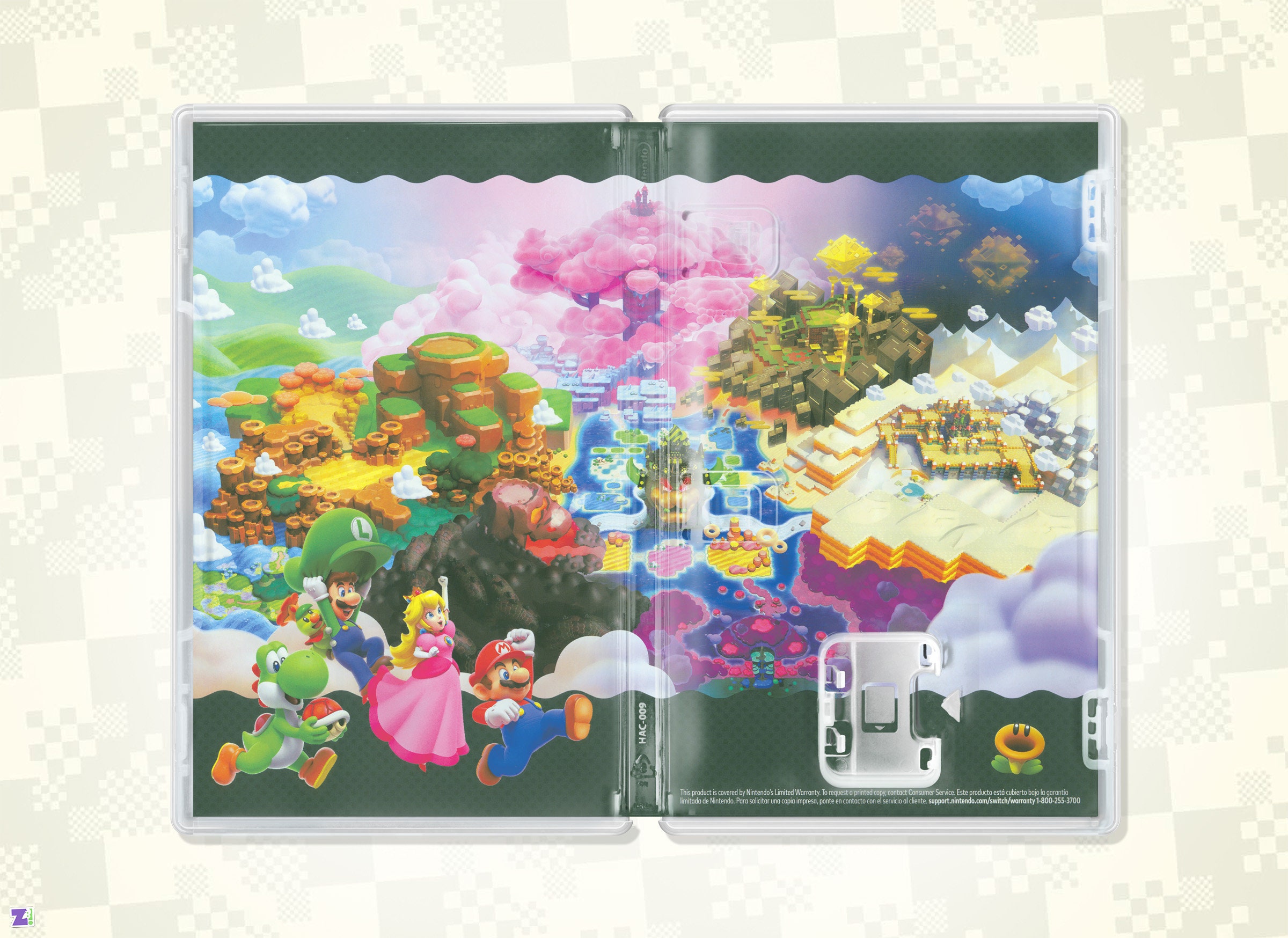 Super Mario Bros. Wonder Cover Art: Replacement Insert / Case for ...