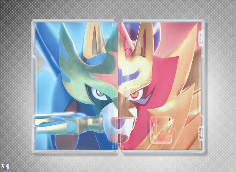 Pokémon Sword & Shield Double Pack Custom Cover Art Case for - Etsy