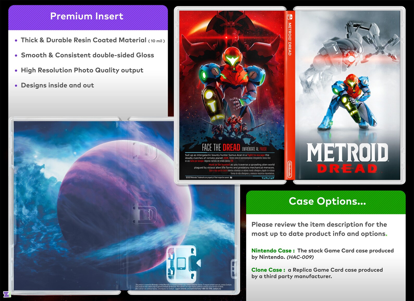 Metroid Dread Cover Art: Premium Special Edition Insert & Case - Etsy