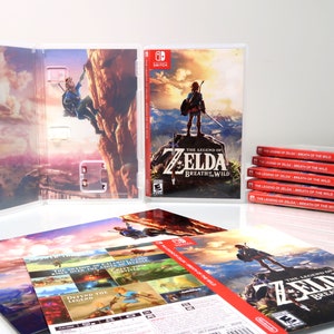 The Legend of Zelda Breath of the Wild Game Case, Quality Replacement ...