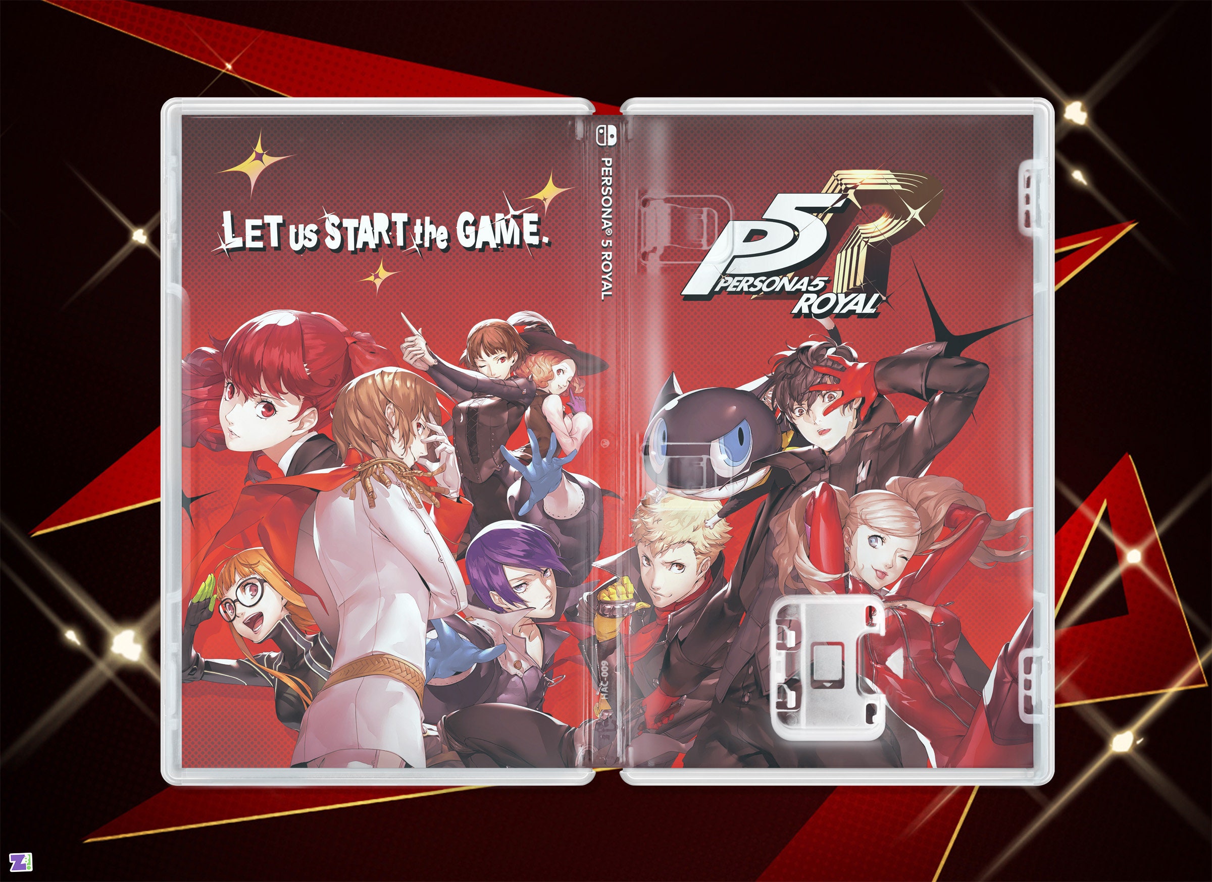 Persona 5 Royal Reversible Cover Art: Insert / Case for Nintendo Switch ...