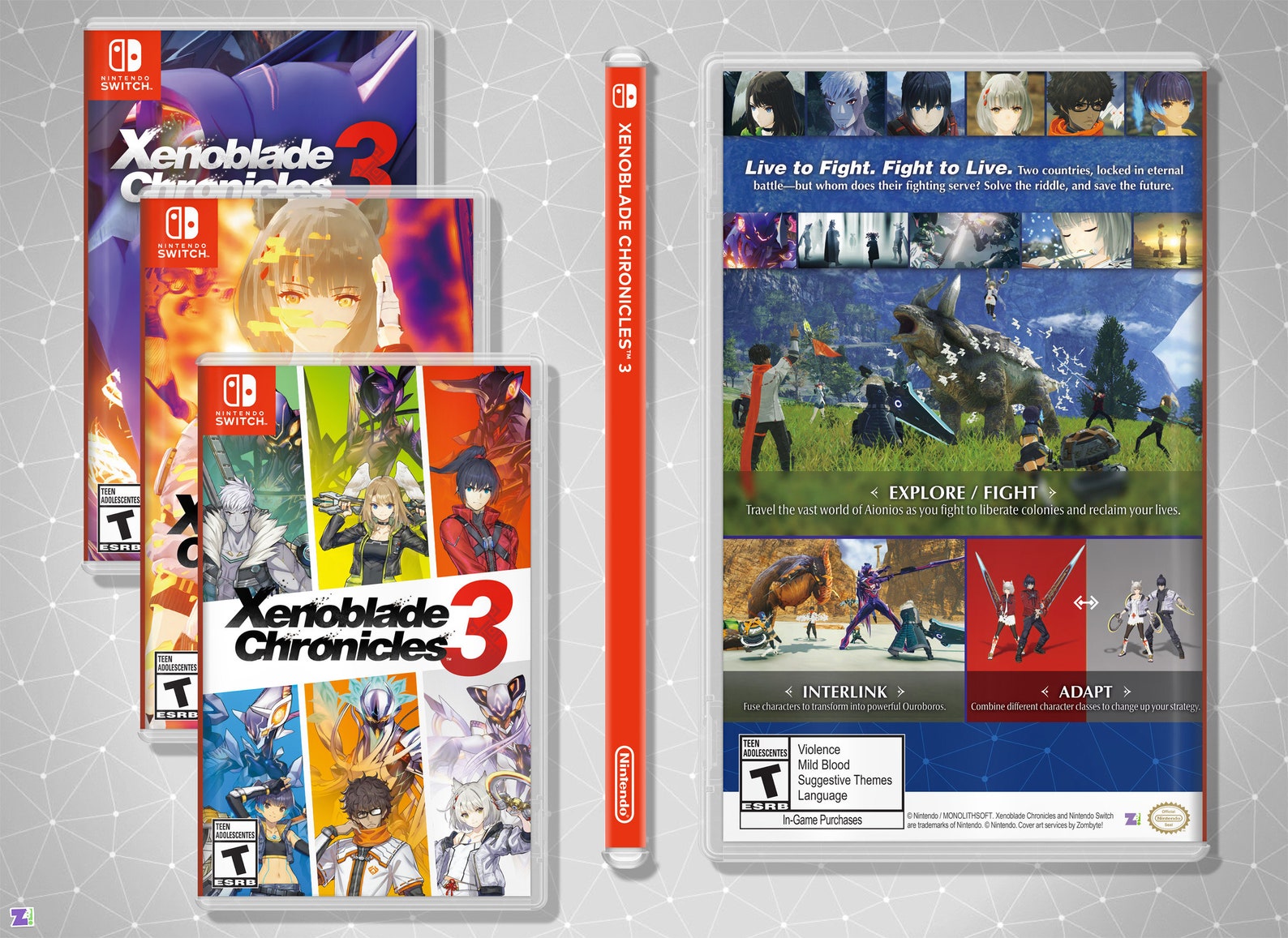 Xenoblade Chronicles 3: My Nintendo Rewards Cover Art Set (upscaled) - Etsy
