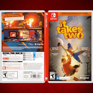 IT Takes Two: Cover Art Replacement Insert / Case for Nintendo Switch ...