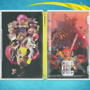 Splatoon 3 Reversible Cover Art: Insert / Case for Nintendo Switch (US ...