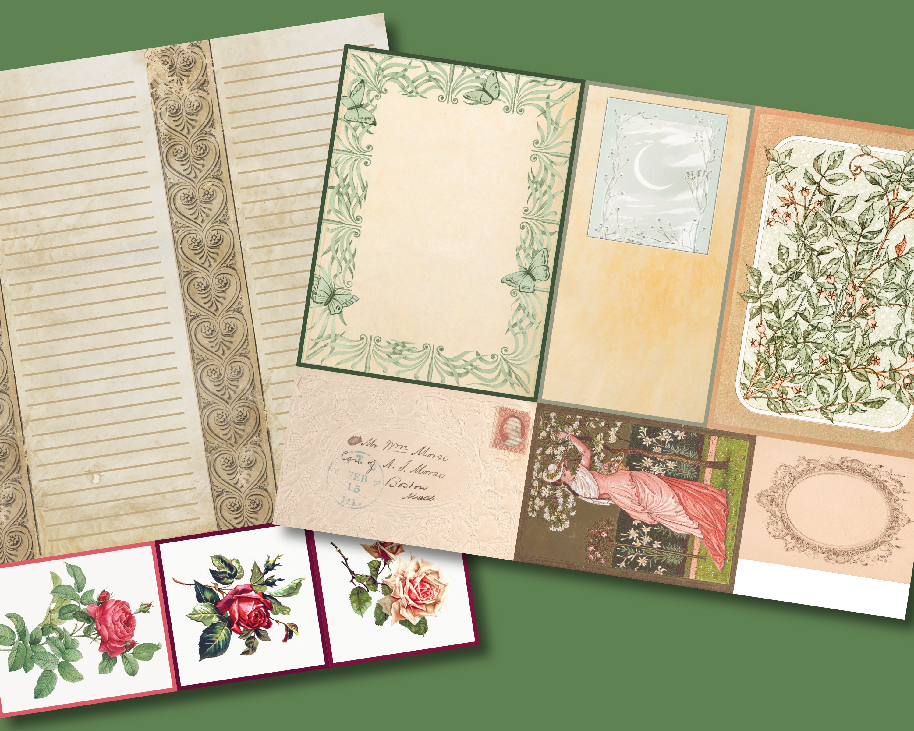 Junk Journal Planner Printable Pages, Planner Papers - Etsy