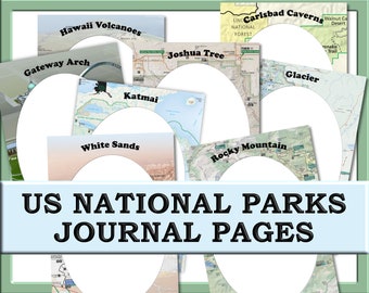 Printable National Park Bucket List Journal - Etsy