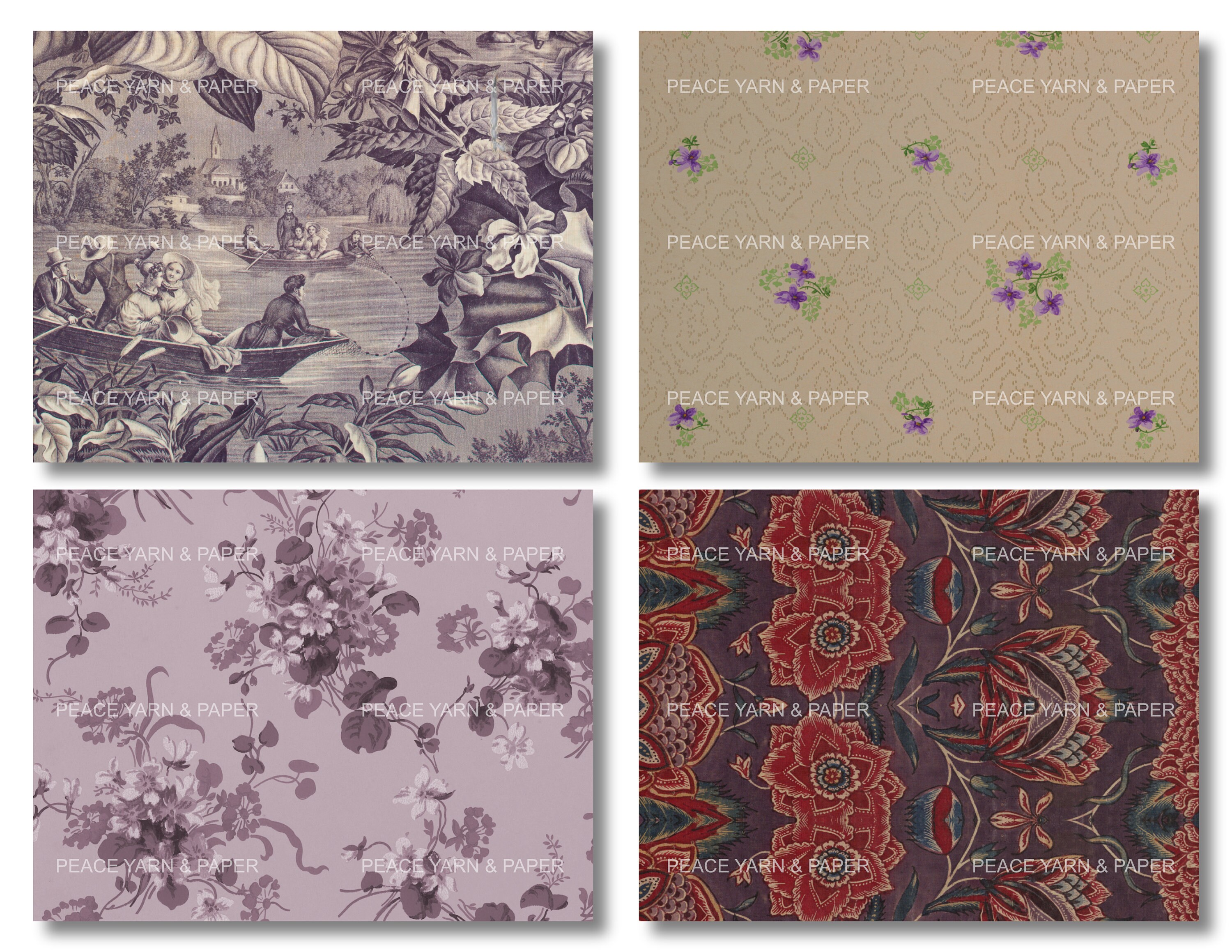 Vintage Purples Background Journal Pages, Purple Scrapbook Paper ...