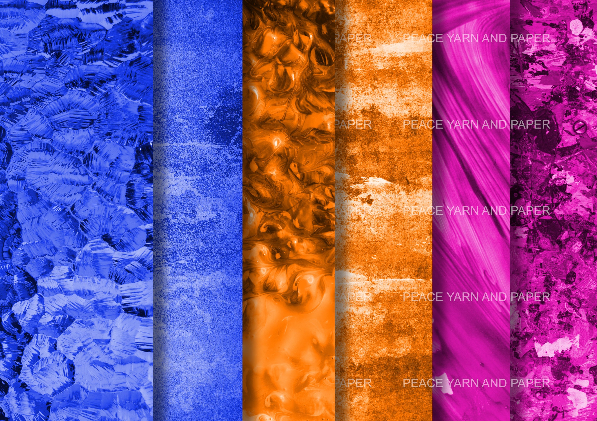 Rainbow Texture Effect Printable Crafting Papers, Rainbow Paper, Junk ...