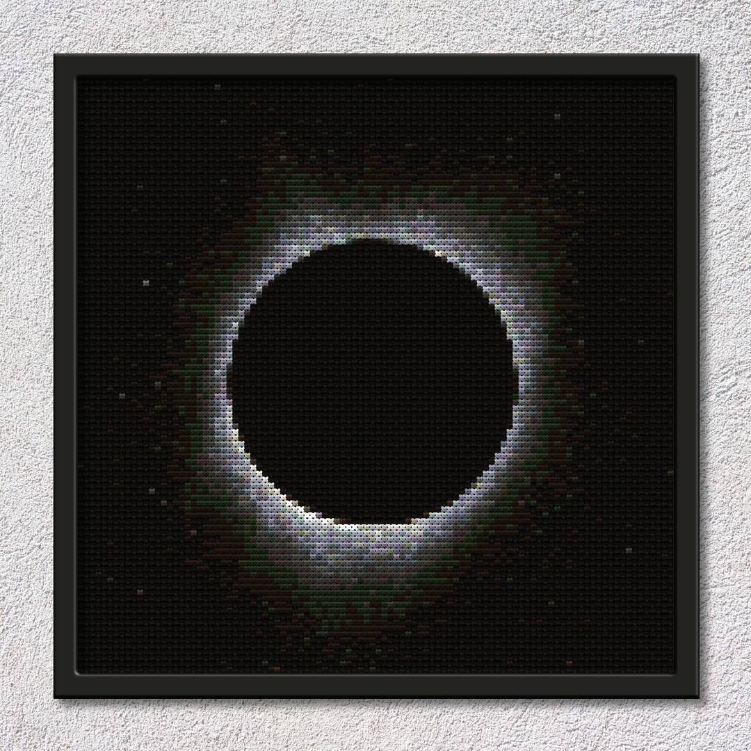 Solar Eclipse Cross Stitch Pattern - Etsy