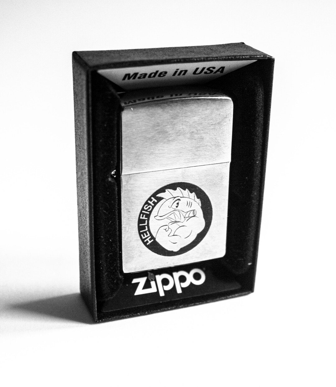 Original Zippo - Flying Hellfish - Etsy