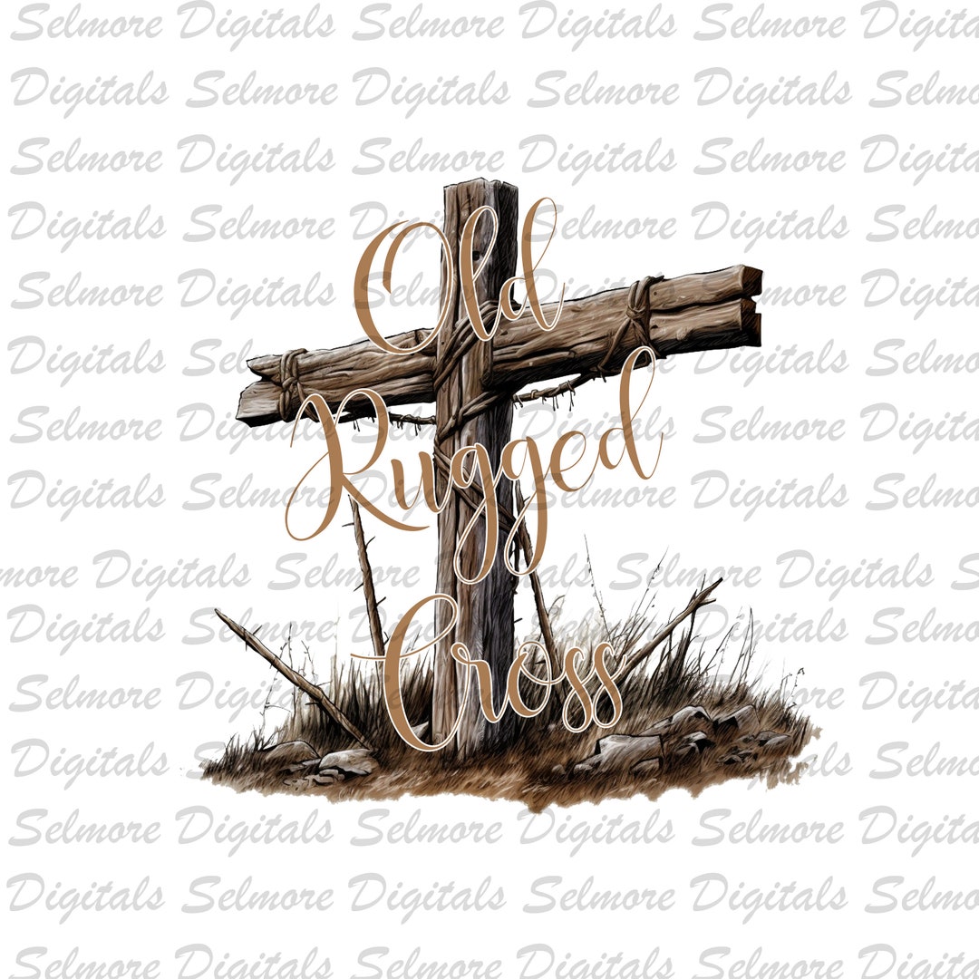 Easter, Old Rugged Cross Png , Png, Religion, Faith Png , Art Print ...