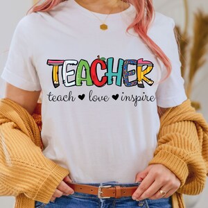 Teacher PNG, Png Designs, Sublimation Digital Download, Dtg, Dtf ...