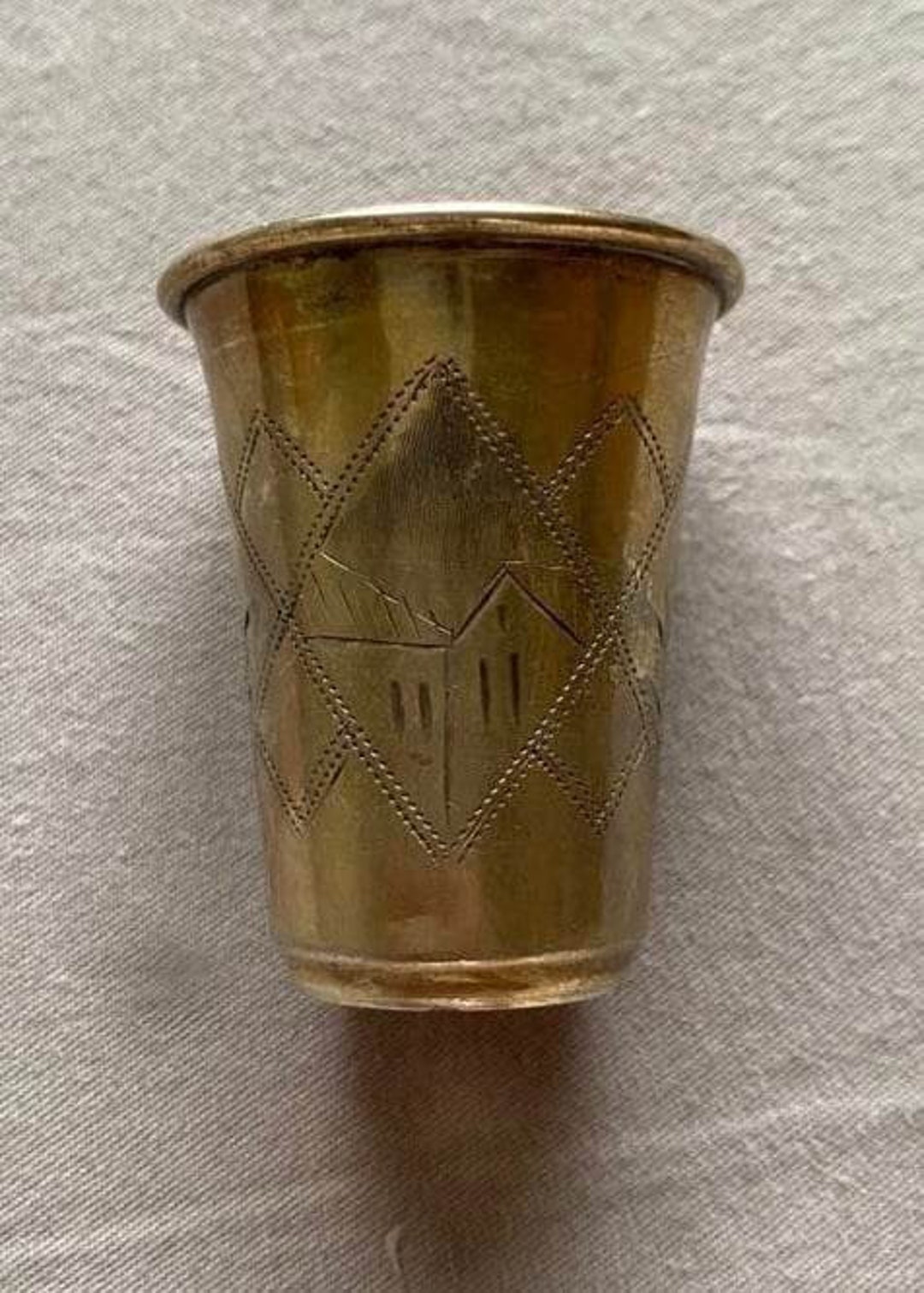 Wonderful Vintage Very Rare Jewish Silver Kiddush Cup #5, Jewish Silver ...