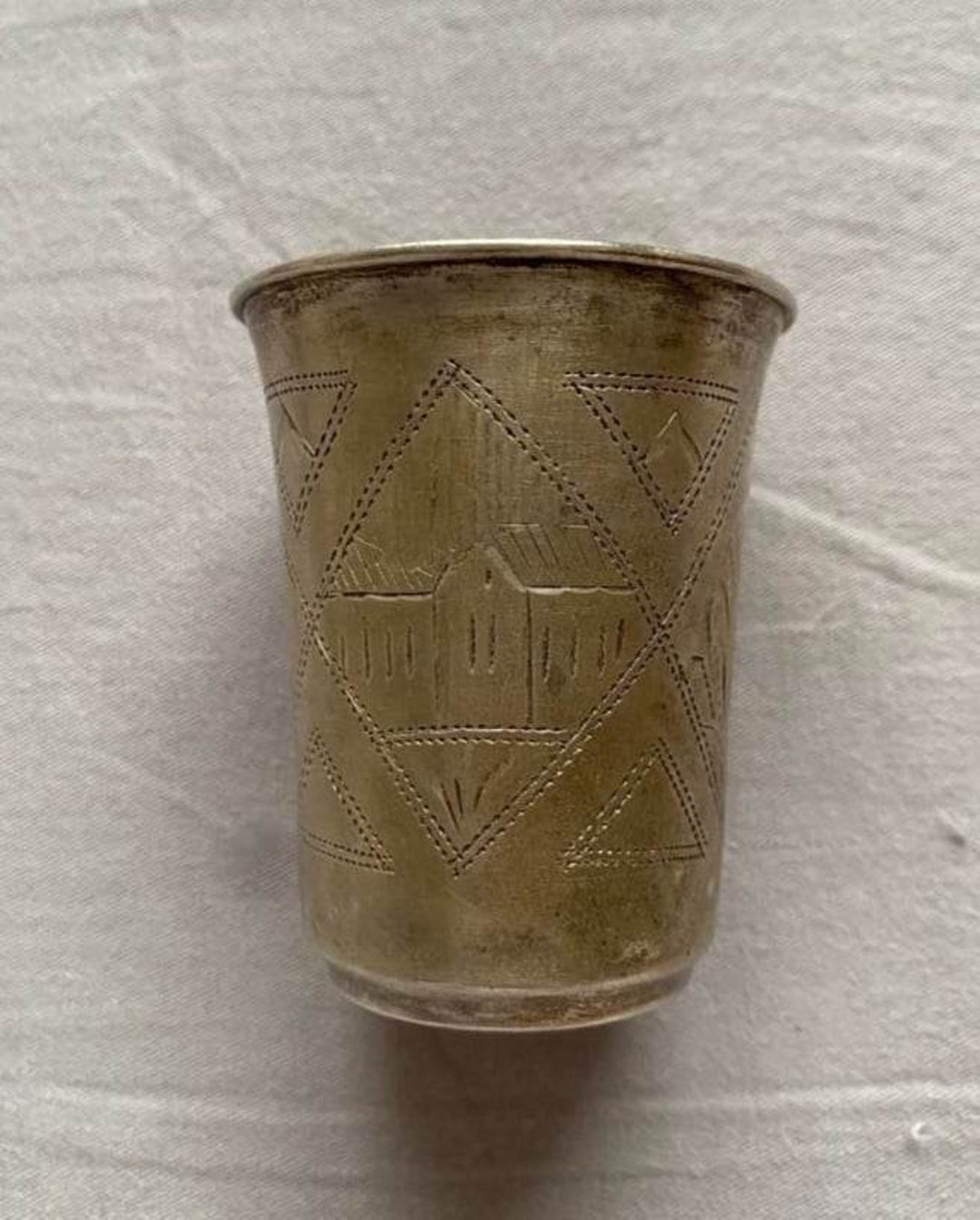 Wonderful Vintage Very Rare Jewish Silver Kiddush Cup #11, Jewish ...