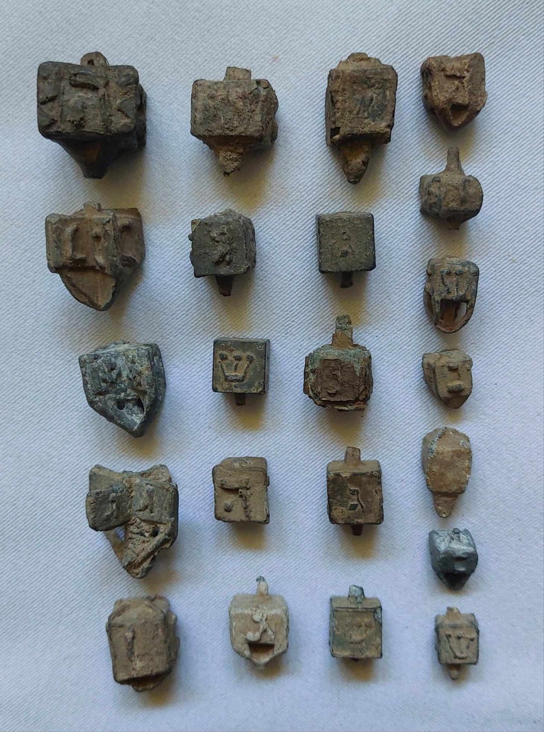 Wonderful Mega Lot 22 Very Rare Vintage Jewish Items, Litvak, Wilno, 22 ...