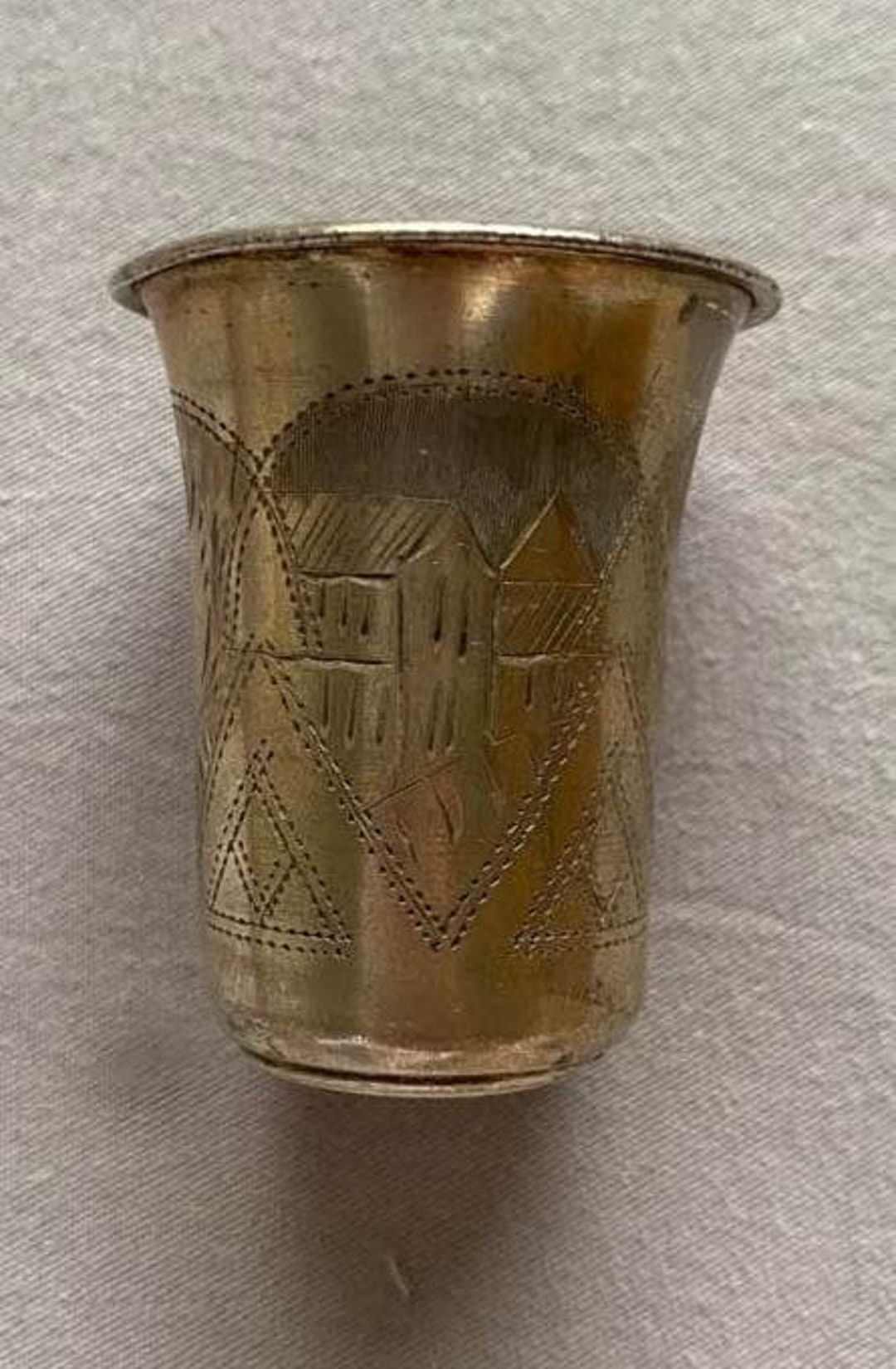 Wonderful Vintage Very Rare Jewish Silver Kiddush Cup #6, Jewish Silver ...