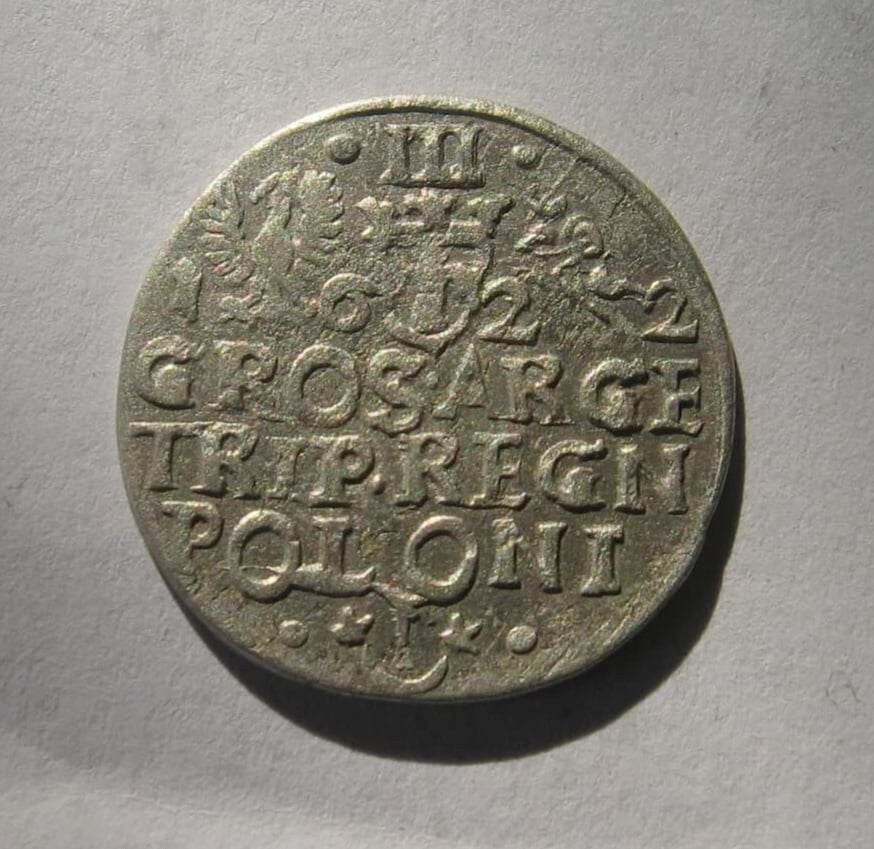 Wonderful Very Rare Medieval Silver Coin 3 Groschen Lithuanian ...