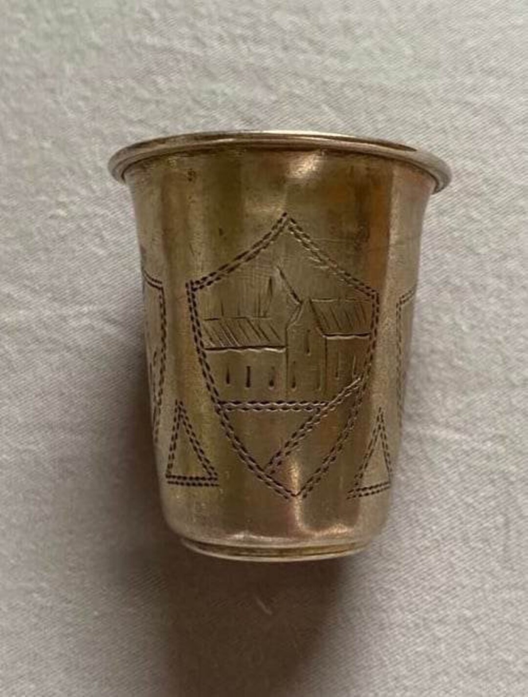 Wonderful Vintage Very Rare Jewish Silver Kiddush Cup #9, Jewish Silver ...