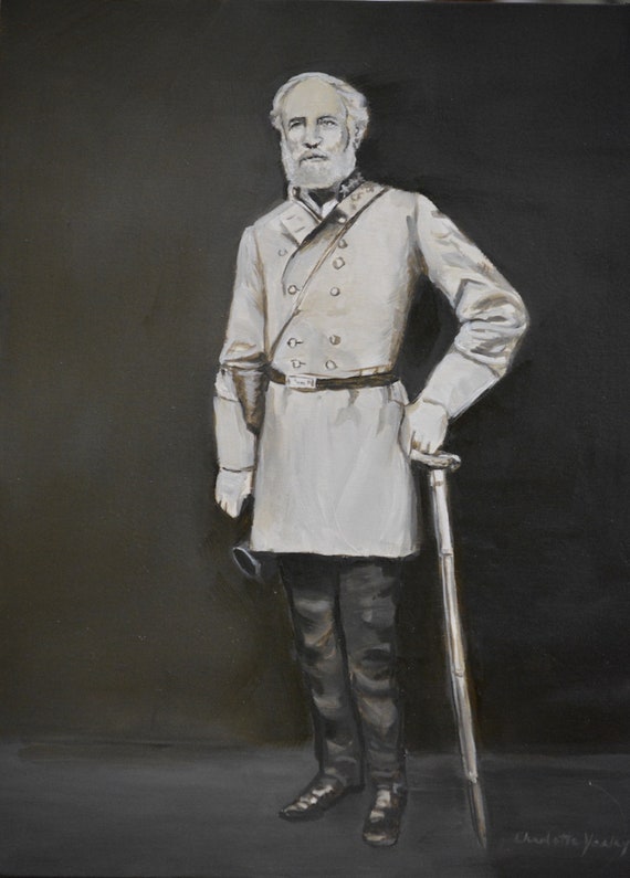 Robert E Lee Historical Figure Reproduction Giclee Print | Etsy