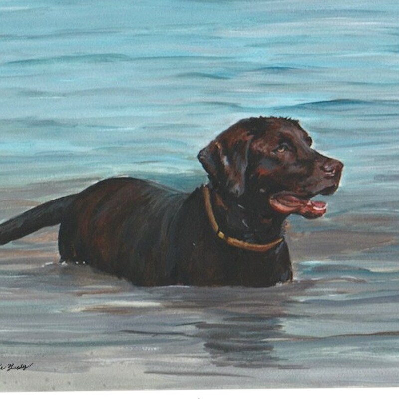 Labrador Painting - Etsy