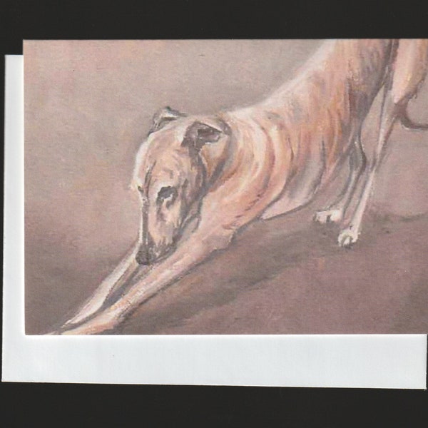 Greyhound Card - Etsy