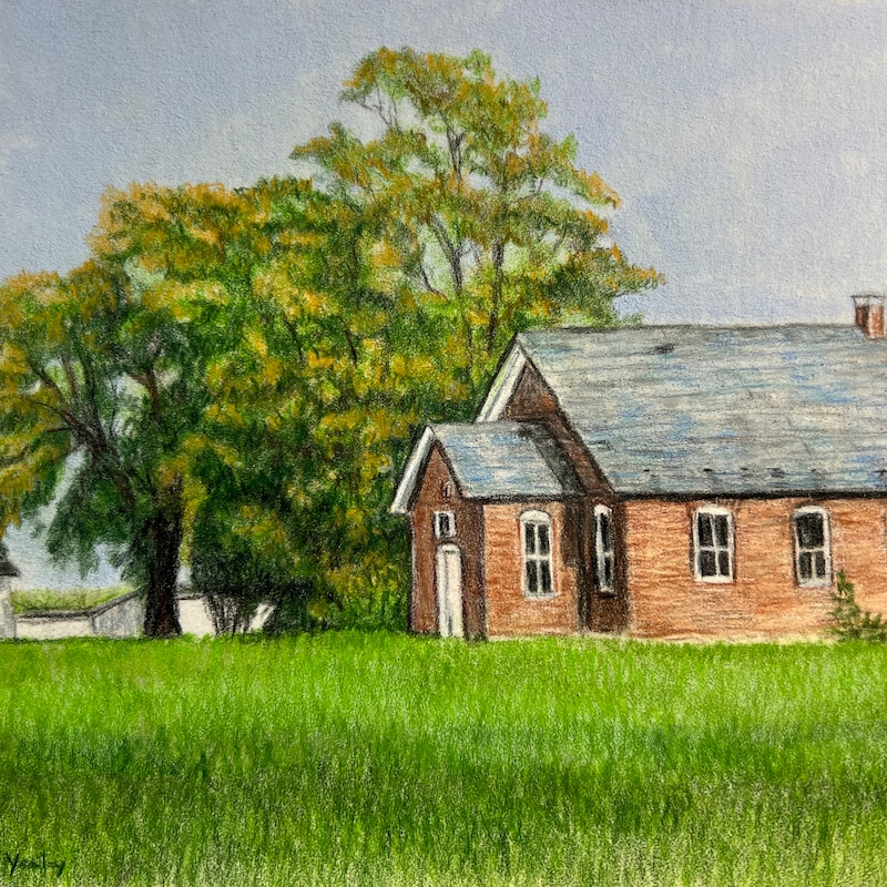 Colored Pencil House - Etsy