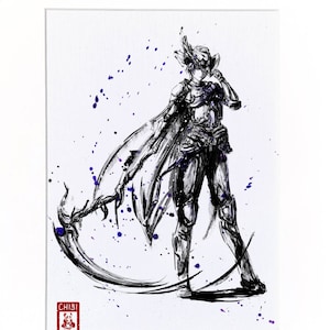 Fan Art Print - Final Fantasy XIV Zero Fanart - Etsy UK